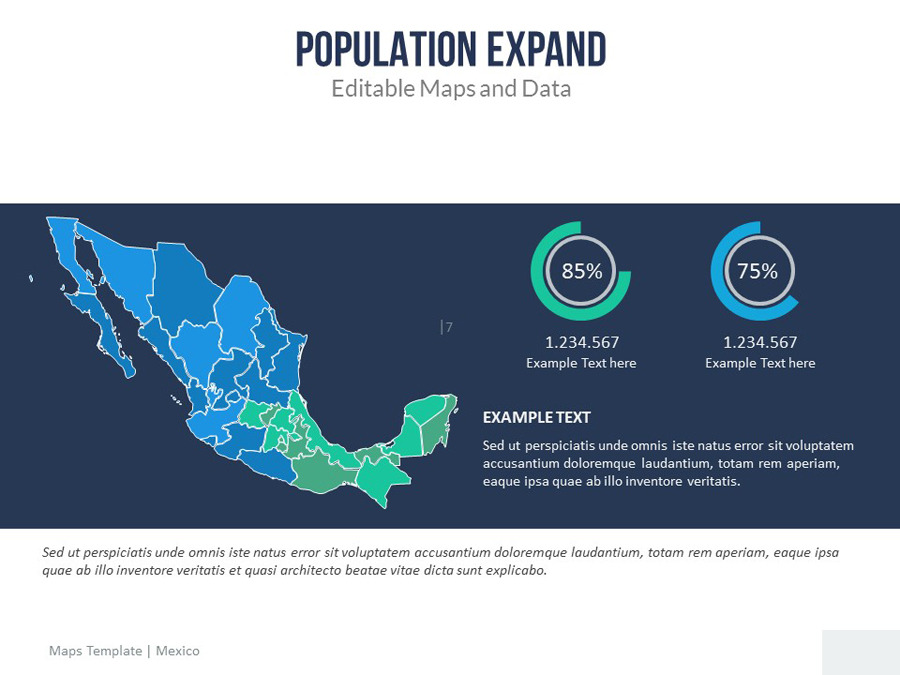 Mexico - Editable Map Presentation by slidekingdom | GraphicRiver