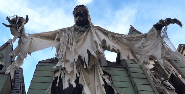 Ghost House - Flying Monster, Stock Footage | VideoHive