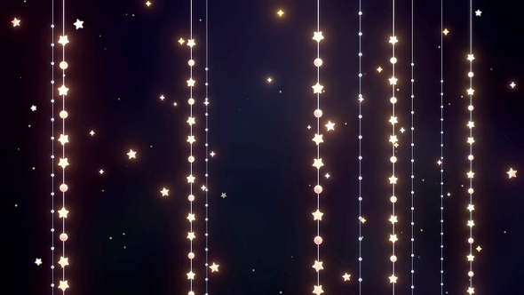 Stars String Lights, Motion Graphics | VideoHive