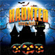 Haunted Party Flyer, Print Templates | GraphicRiver