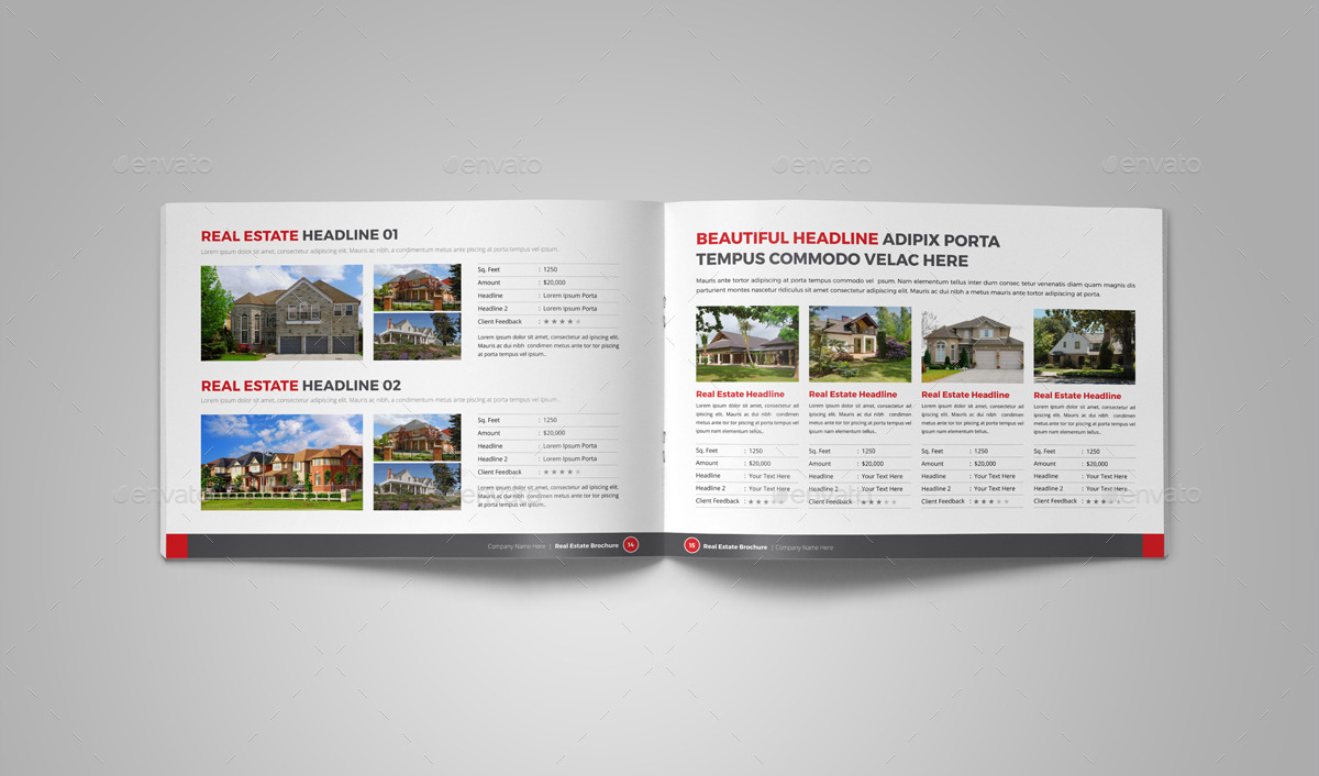Real Estate Property Brochure Catalog v6, Print Templates | GraphicRiver