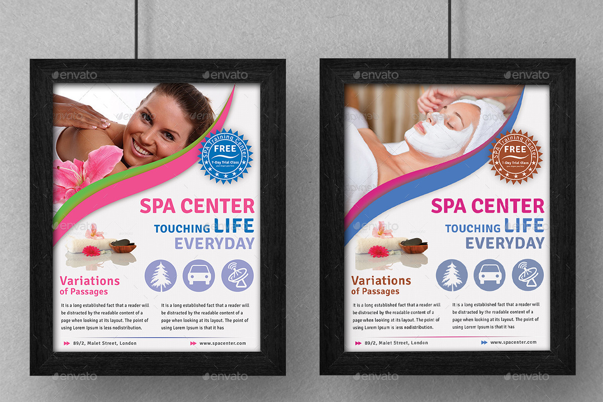 Spa & Beauty Salon Advertising Bundle | Volume 6, Print Templates ...