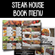 Steak House Book Food Menu, Print Templates | GraphicRiver