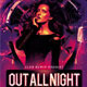 Out All Night Flyer Template, Print Templates | GraphicRiver