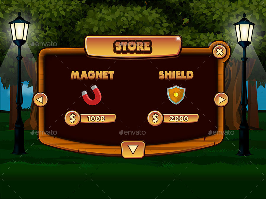 Mobile Game UI Kit 11, Game Assets | GraphicRiver