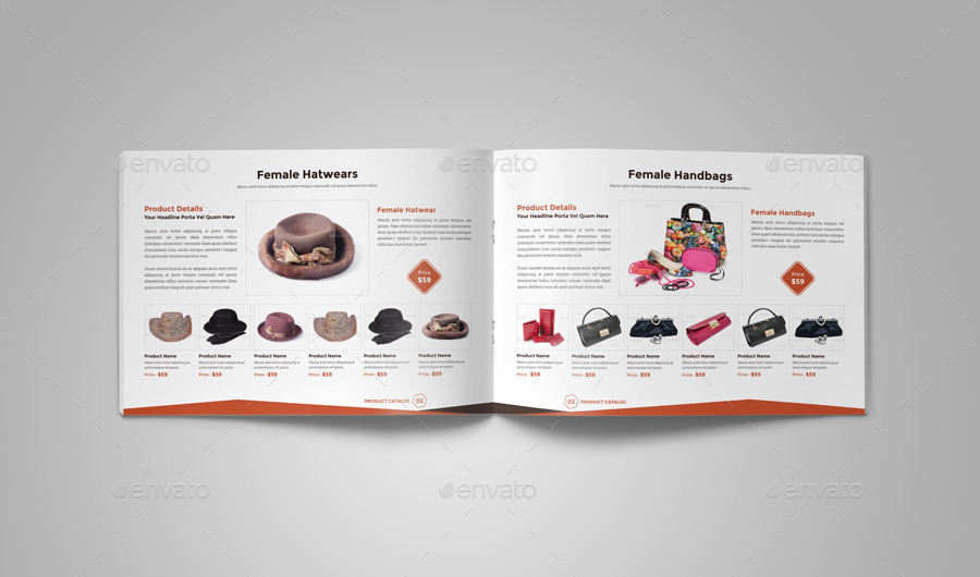 Product Promotion Catalog InDesign Template v3, Print Templates ...