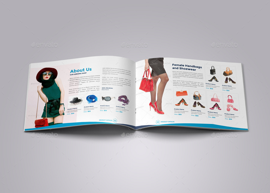Product Promotion Catalog InDesign Template v3, Print Templates ...