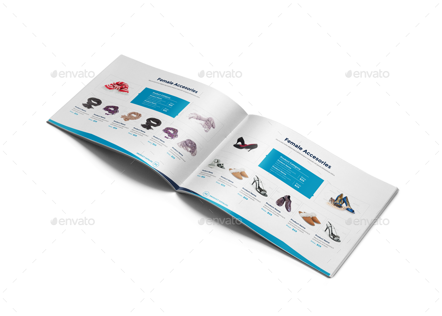 Product Promotion Catalog InDesign Template v3, Print Templates ...