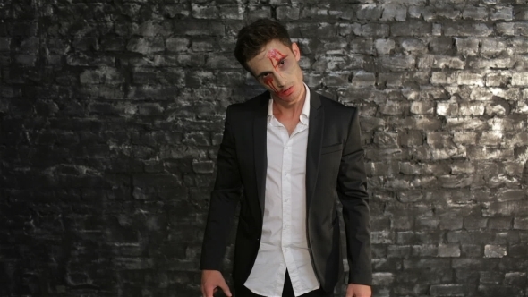 Hungry Vampire Saw The Victim, Stock Footage | VideoHive