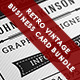 Retro Business Card Bundle, Print Templates | GraphicRiver