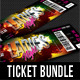 3 in 1 Special Party Event Ticket Bundle V02, Print Templates ...