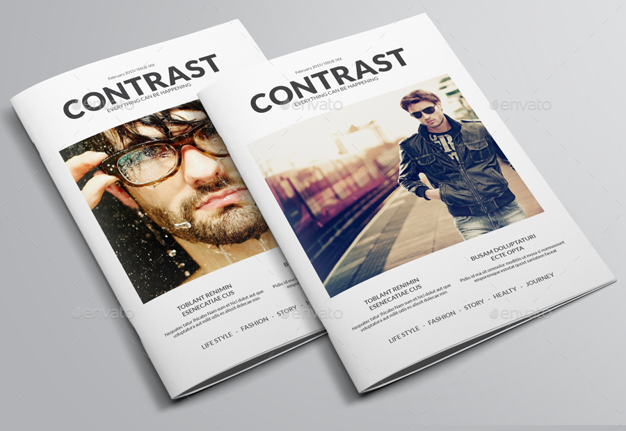 Indesign Clean Magazine vol 2, Print Templates | GraphicRiver