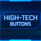 High-Tech Buttons, Web Elements | GraphicRiver