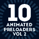 10 Animated Preloaders. Vol. 2, Web Elements | GraphicRiver