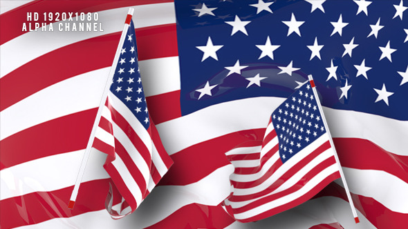 Flag Transition - USA, Motion Graphics | VideoHive