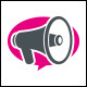 Mega Talk - Megaphone Logo by LiveAtTheBBQ | GraphicRiver