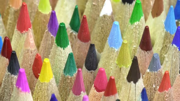 Rotating Colored Pencils 1., Stock Footage | VideoHive