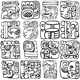 Mayan Glyphs, Vectors | GraphicRiver