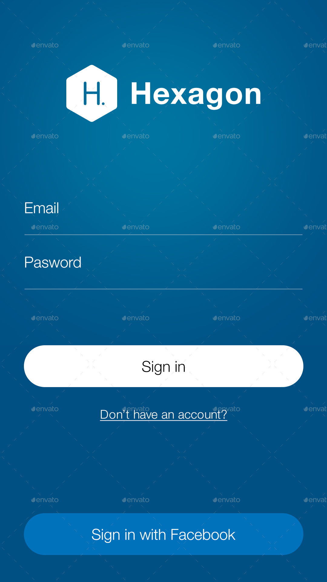 SignUp / Login - Mobile Form UI kit, Web Elements | GraphicRiver