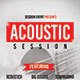 Acoustic Session - Flyer, Print Templates | GraphicRiver