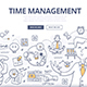 Time Management Doodle Concept, Vectors | GraphicRiver