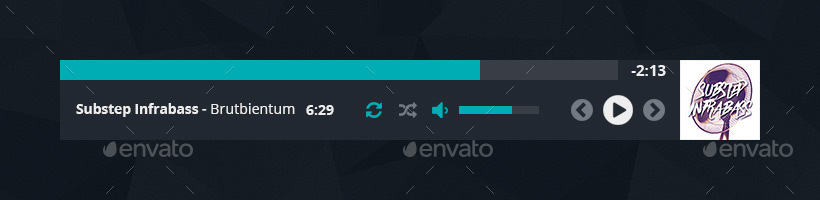 Audio and Video Player, Web Elements | GraphicRiver