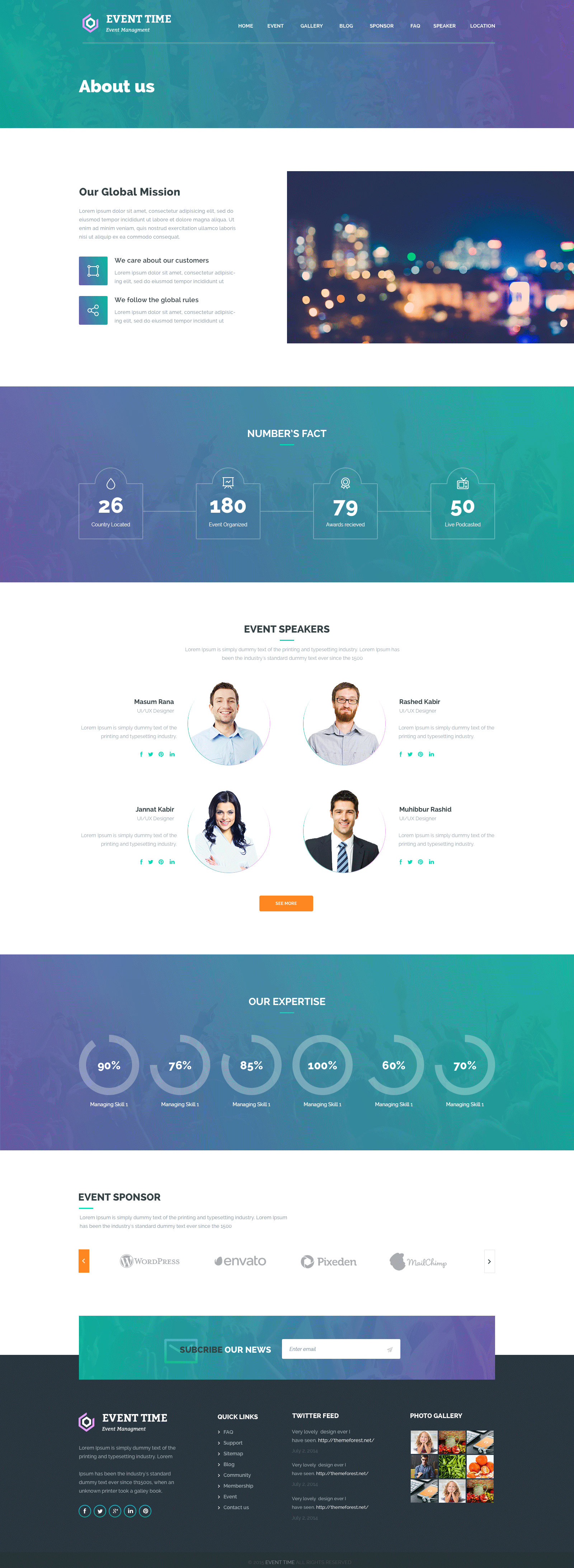 Event Time - Conference & Event HTML Template by bytecodesoft | ThemeForest