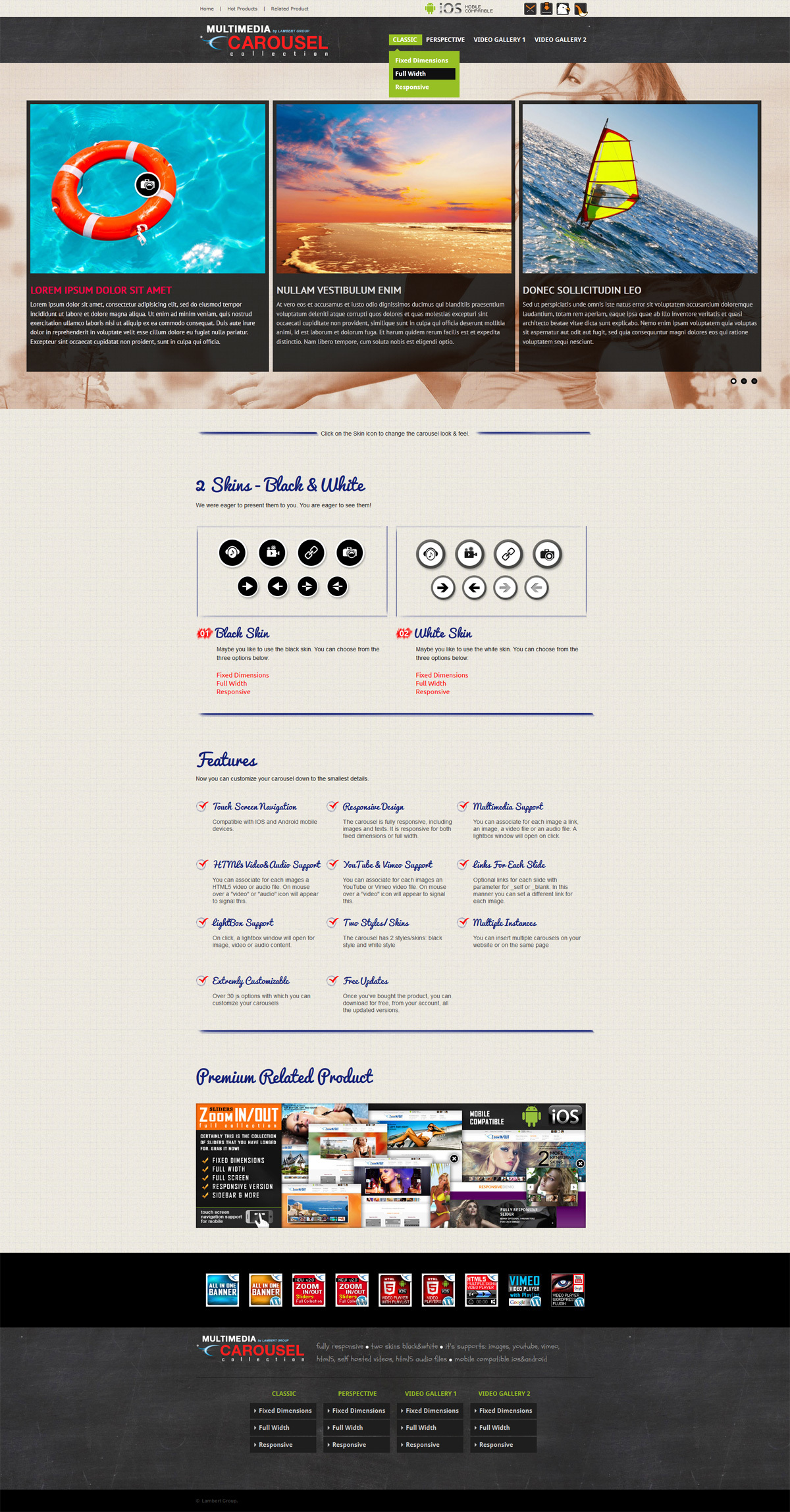Multimedia Carousel - Addon for WPBakery Page Builder by LambertGroup