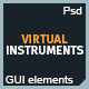 Modern Virtual Instruments GUI kit, Web Elements | GraphicRiver