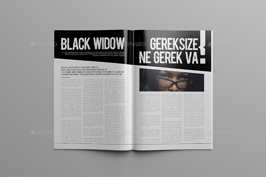 Magazine Template, Print Templates | GraphicRiver