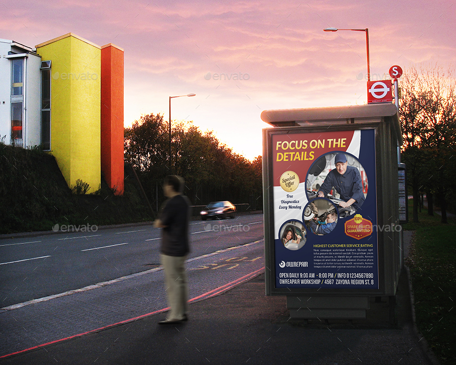 Car Services Poster Template, Print Templates | GraphicRiver