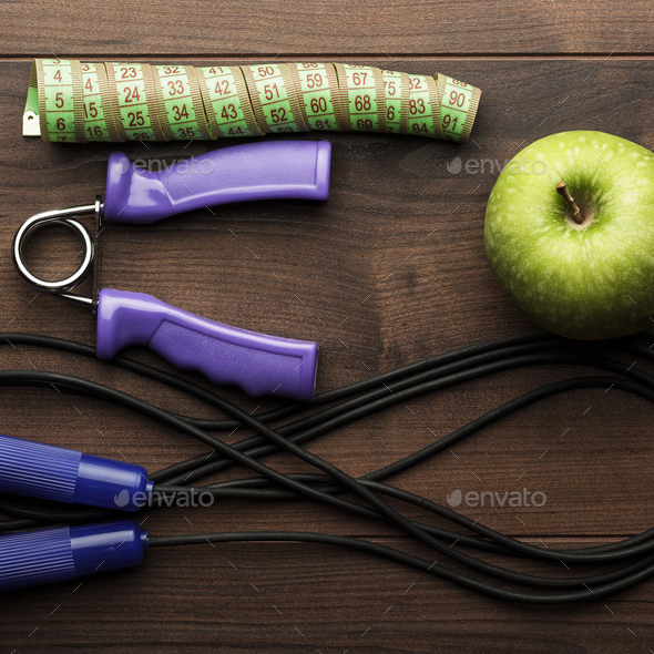 Different Workout Objects Stock Photo by garloon | PhotoDune