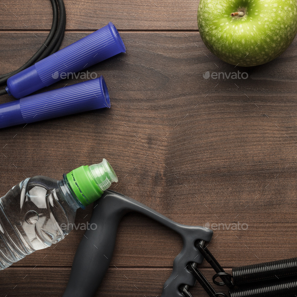 Different Street Workout Objects Stock Photo by garloon | PhotoDune