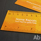 Handy Business Card with Ruler (Yellow-Orange), Print Templates ...