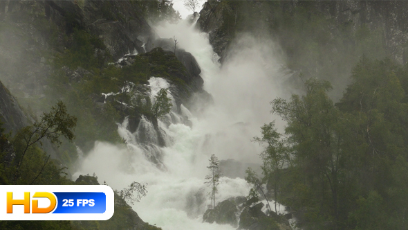 Wild Waterfall, Stock Footage | VideoHive