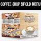 Coffee Shop Bifold Menu, Print Templates | GraphicRiver