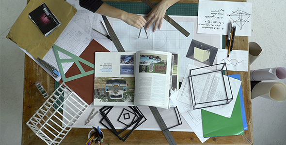 Designer Work Table, Stock Footage | VideoHive