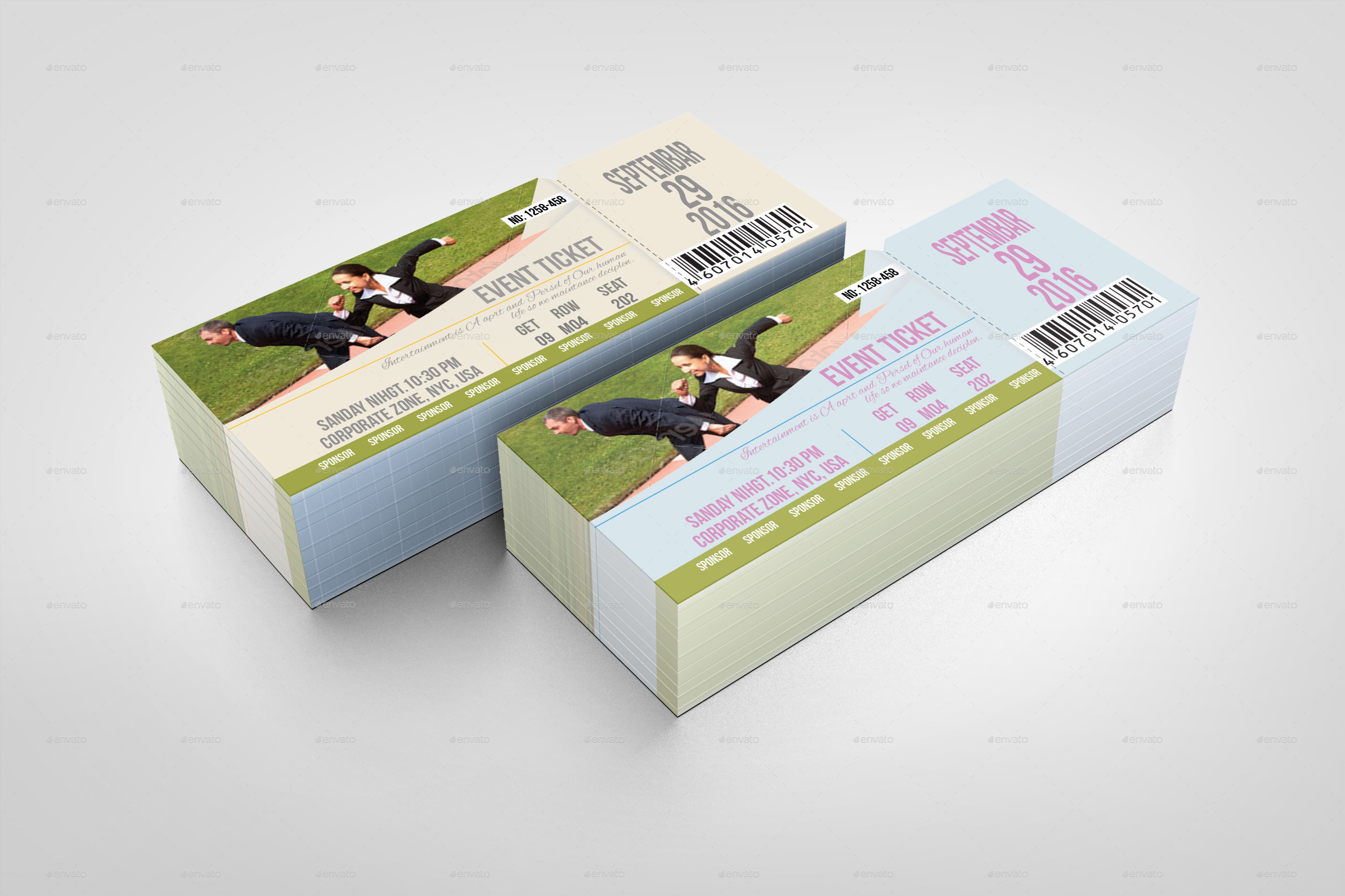 Event Ticket by PerfectPixel14 | GraphicRiver