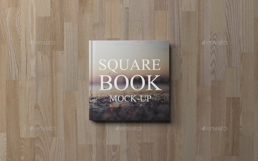 Square Book Mock-Up Set.1, Graphics | GraphicRiver