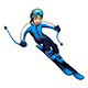 Young Skier, Vectors | GraphicRiver