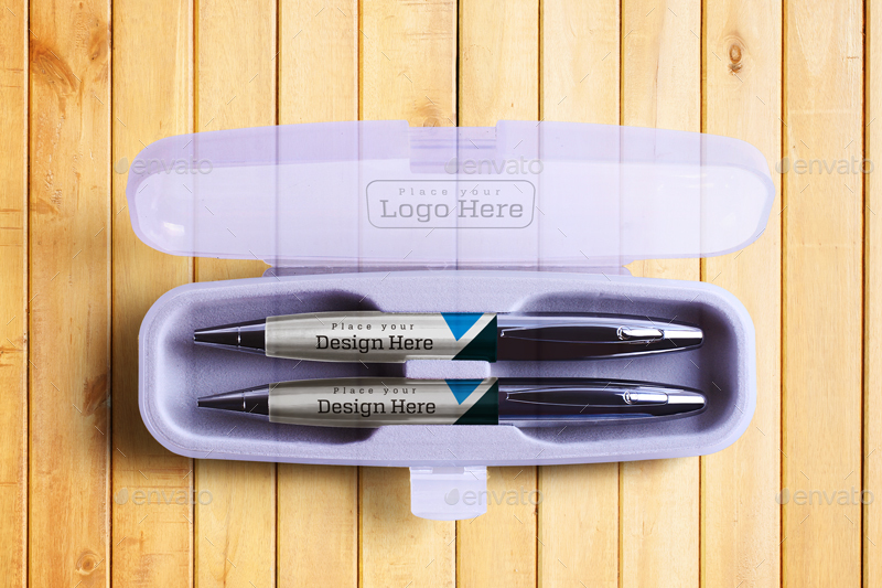 Pen Box Mock Up V.4, Graphics | GraphicRiver
