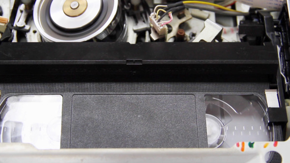 Videotape Into The VCR, Stock Footage | VideoHive