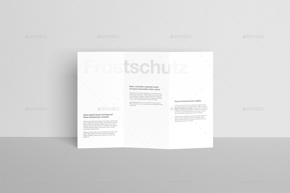 A4 Z-Fold Brochure Mock-Up, Graphics | GraphicRiver