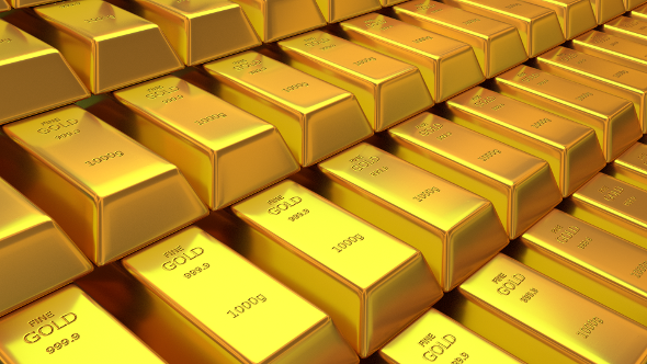 Animation of Gold Bars, Motion Graphics | VideoHive