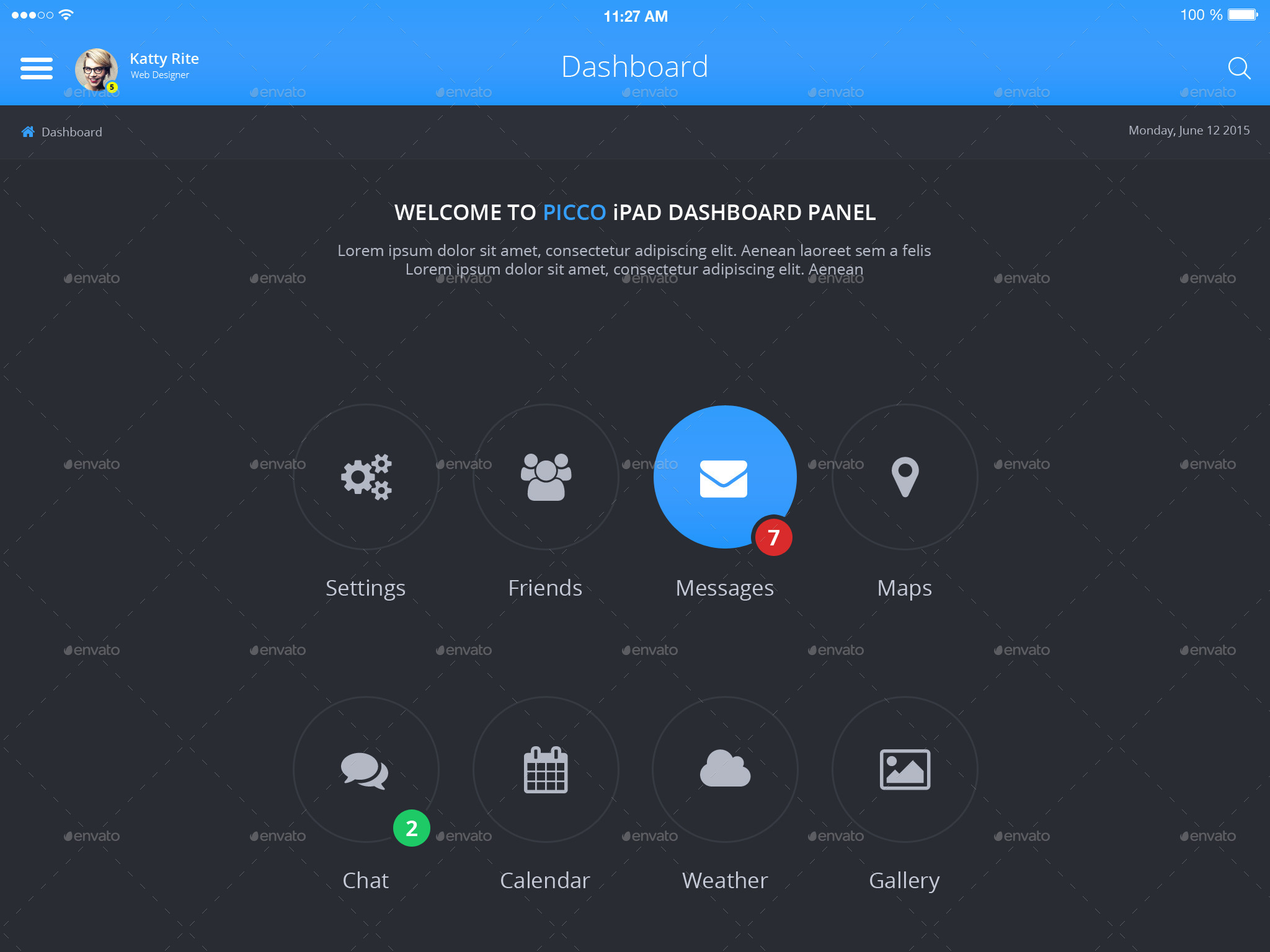 UI Bundle | 3 Tables App Dashboard Kit by Qo7 | GraphicRiver