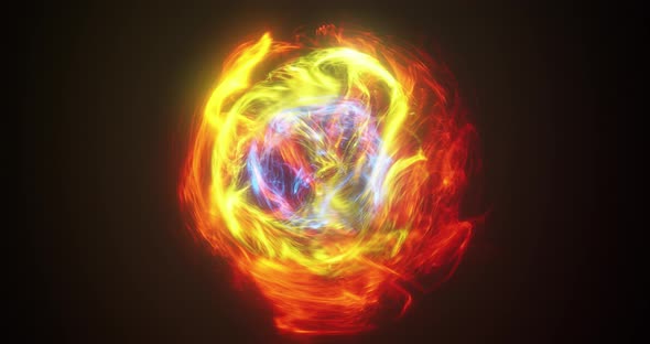 Abstract energy orb. Energy in motion within a sphere object., Motion ...