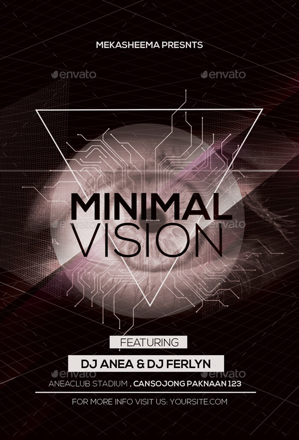Minimal Vision Flyer, Print Templates | GraphicRiver