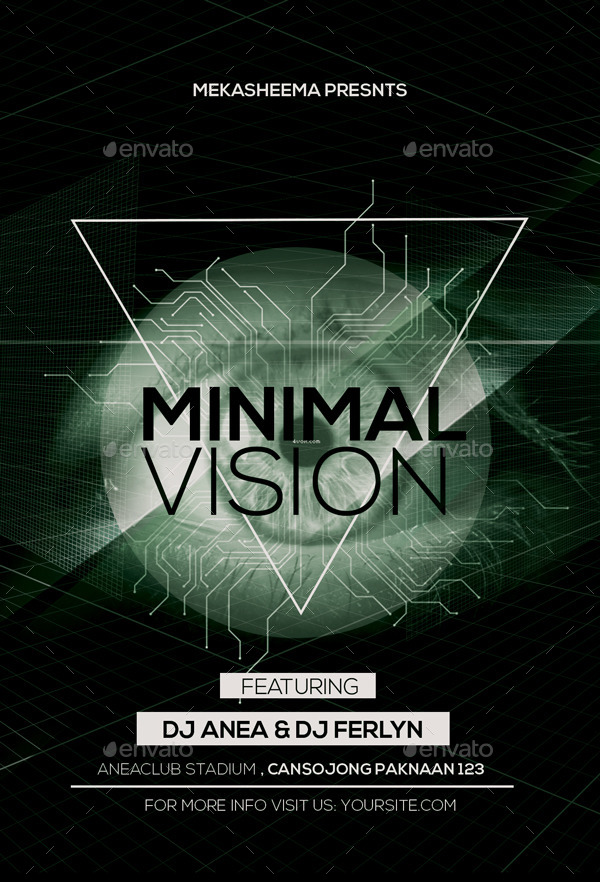 Minimal Vision Flyer by ferlyn22 | GraphicRiver