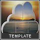 Cloud Photo Frame Template, Graphics | GraphicRiver