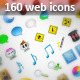 160 Cool Web Icons, Icons | GraphicRiver